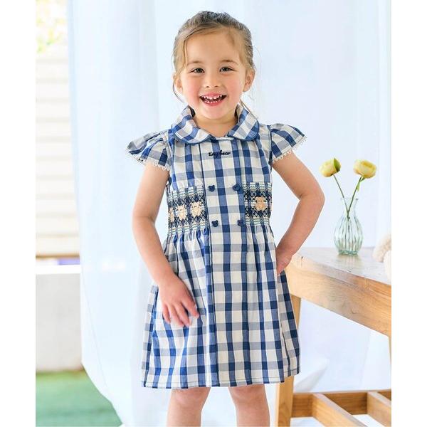 『セール実施中』ZOZO問い合わせ番号:93693375ショップ:F.O.Online Store，エフオーオンラインストアブランド:apres les cours，アプレレクール商品名:tiny bear スモッキング刺繍ワンピースカテゴ...