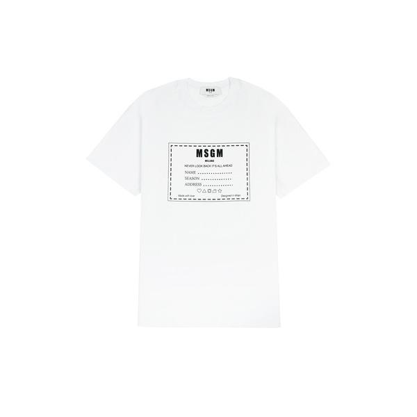 『セール実施中』ZOZO問い合わせ番号:93695050ショップ:MSGM，エムエスジーエムブランド:MSGM，エムエスジーエム商品名:【New】MSGM Name Tag グラフィックTシャツ【Japan Exclusive】カテゴリ:ト...