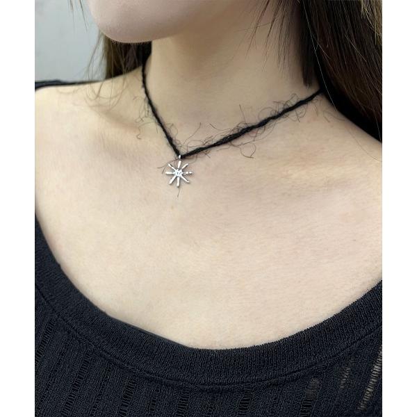 ZOZO問い合わせ番号:93696504ショップ:Outfitter lab，アウトフィッターラボブランド:4INT.，フォイント商品名:【Kitschムード】 ニットコード ペンダントネックレスカテゴリ:アクセサリー>ネックレスブラ...