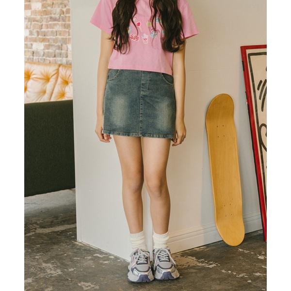 『タイムセール実施中』ZOZO問い合わせ番号:93717925ショップ:moredays store，モアデイズ・ストアブランド:URBAN CHERRY，アーバンチェリー商品名:ヴィンテージライクウォッシュデニムスカートカテゴリ:スカート...