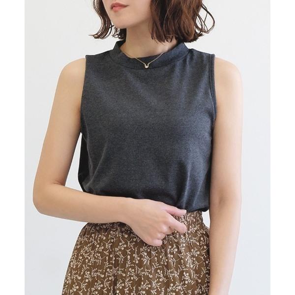 『タイムセール実施中』ZOZO問い合わせ番号:93727580ショップ:Ada.，エイダブランド:CLOTHY，クロシィ商品名:【レディーなアイテムをカジュアルに！】プチハイネックノースリトップスカテゴリ:トップス>タンクトップブラン...