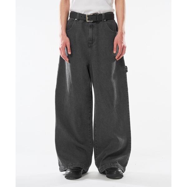 『タイムセール実施中』ZOZO問い合わせ番号:93728295ショップ:kutir，クティールブランド:kutir，クティール商品名:VINTAGE LIKE OVER DYE PAINTER BAGGY DENIM／ヴィンテージライクオー...