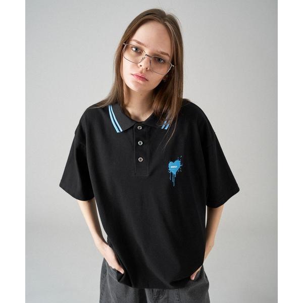 ZOZO問い合わせ番号:93728331ショップ:MUHET，ミュエータブランド:ONCILY，オンシェリー商品名:MOSS STITCH DRAW CODE POLO SHIRT / ドローコード鹿の子ポロシャツカテゴリ:トップス>...