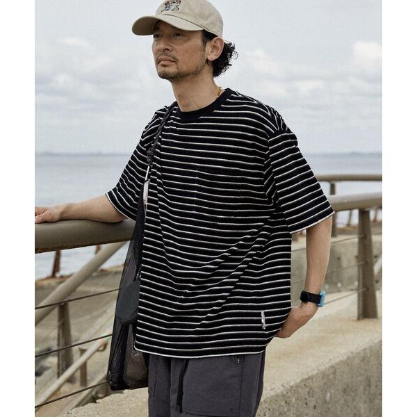 『セール実施中』ZOZO問い合わせ番号:93728612ショップ:FREAK'S STORE，フリークスストアブランド:FREAK'S STORE，フリークスストア商品名:【Beach ＆ Festival】マルチボーダー パイル クルーネ...