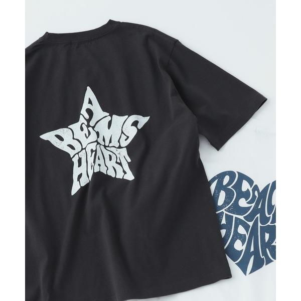 ZOZO問い合わせ番号:93760135ショップ:BEAMS HEART，ビームスハートブランド:BEAMS HEART，ビームスハート商品名:【ユニセックス】ハート スター バックプリント Tシャツカテゴリ:トップス>Tシャツ/カッ...