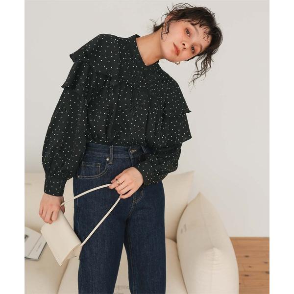 『タイムセール実施中』ZOZO問い合わせ番号:93761028ショップ:titivate，ティティベイトブランド:titivate，ティティベイト商品名:スリーブフレアデザインギャザーブラウスカテゴリ:トップス>シャツ/ブラウスブラン...