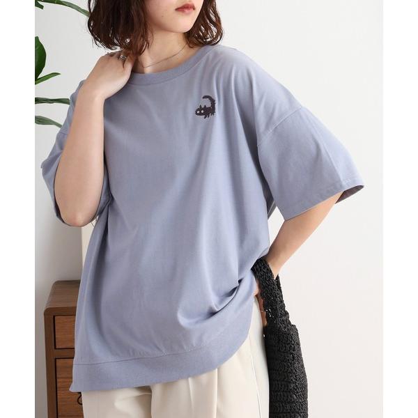 ZOZO問い合わせ番号:93793386ショップ:FUNALIVE，ファンアライブブランド:Quelle Chance，ケルシャンス，FUNALIVE，ファンアライブ商品名:裾ドロスト刺しゅうＴシャツカテゴリ:トップス>Tシャツ/カッ...