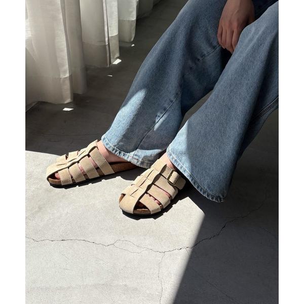 ZOZO問い合わせ番号:93793603ショップ:CANAL JEAN，キャナルジーンブランド:CANAL JEAN，キャナルジーン，El mar，エルマール商品名:El mar　スエードグルカスリッポンサンダルカテゴリ:シューズ>サ...