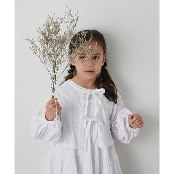 『セール実施中』ZOZO問い合わせ番号:93793806ショップ:riziere，リジェールブランド:riziere，リジェール商品名:ドビードットストライプリボンボレロカテゴリ:トップス>カーディガン/ボレロブランド品番:RZ25S...