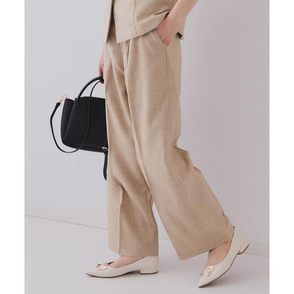 『タイムセール実施中』ZOZO問い合わせ番号:93794877ショップ:OPAQUE.CLIP，オペークドットクリップブランド:OPAQUE.CLIP，オペークドットクリップ商品名:メランジワイドパンツ/セットアップ対応可【洗濯機洗い可】カ...