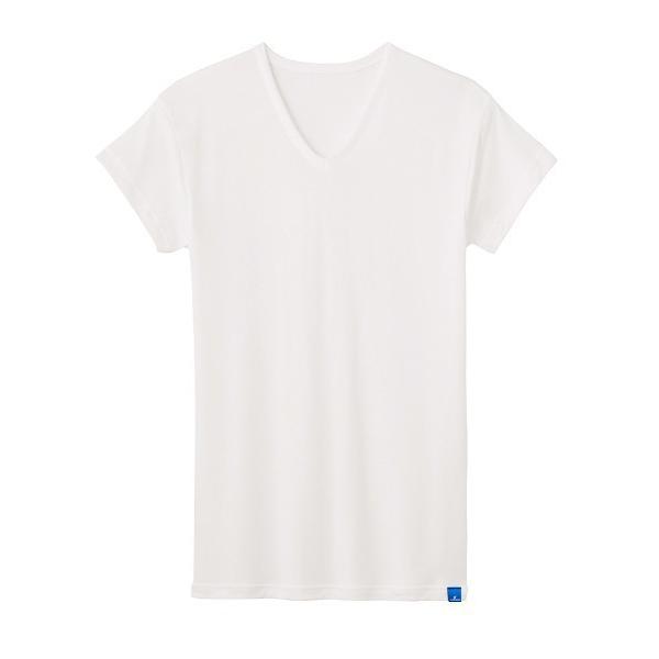 『タイムセール実施中』※このアイテムは返品・交換対象外商品です。ZOZO問い合わせ番号:93796186ショップ:GUNZE，グンゼブランド:GUNZE，グンゼ商品名:COOLMAGIC/クールマジック 汗取り付き VネックTシャツ 圧巻の...