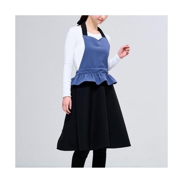 『セール実施中』ZOZO問い合わせ番号:93826931ショップ:Francfranc，フランフランブランド:Francfranc，フランフラン商品名:ペプラム フルエプロン ブルー×ブラックカテゴリ:食器/キッチン>エプロンブランド...