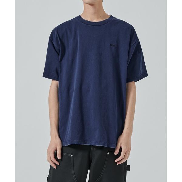 『タイムセール実施中』ZOZO問い合わせ番号:93827063ショップ:STUDIOUS MENS，ステュディオス メンズブランド:Jieda，ジエダ，STUDIOUS，ステュディオス商品名:DAMAGE PIGMENT LOGO TEEカ...