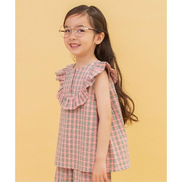 『セール実施中』ZOZO問い合わせ番号:93827484ショップ:F.O.Online Store，エフオーオンラインストアブランド:BREEZE，ブリーズ商品名:【セットアップ可/WEB限定】チェックフリルチュニック_ジュニア対応カテゴリ...