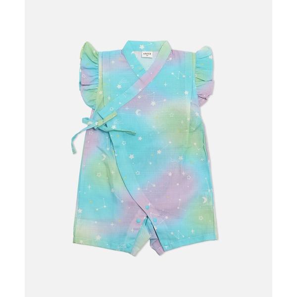 『セール実施中』ZOZO問い合わせ番号:93828229ショップ:JAM ＆ LINK，ジャムアンドリンクブランド:chil2，チルツー商品名:綿100％ 甚平 肩フリル ロンパースカテゴリ:水着/着物・浴衣>浴衣ブランド品番:145...