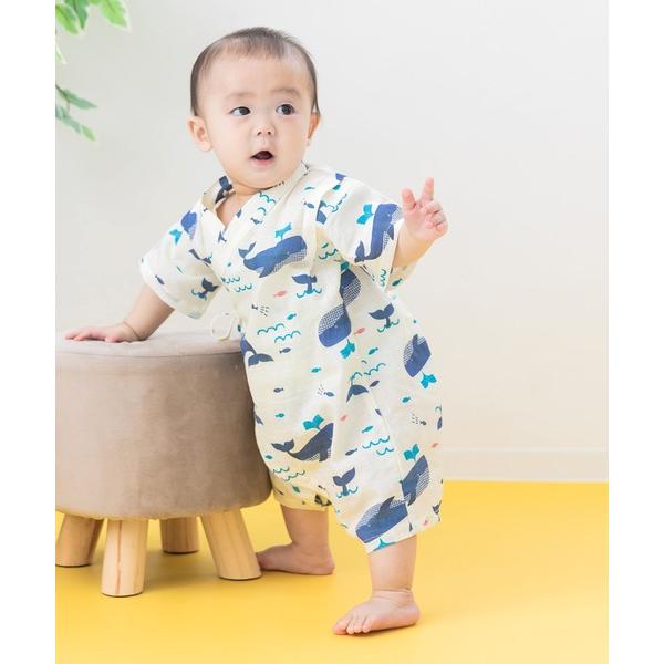 『セール実施中』ZOZO問い合わせ番号:93828231ショップ:JAM ＆ LINK，ジャムアンドリンクブランド:chil2，チルツー商品名:綿100％ 甚平 半袖ロンパースカテゴリ:水着/着物・浴衣>浴衣ブランド品番:145504...