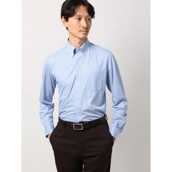 『タイムセール実施中』ZOZO問い合わせ番号:93828604ショップ:SUIT SQUARE，スーツスクエアブランド:SUIT SQUARE，スーツスクエア商品名:最高シャツ ワイシャツ 長袖 ノンアイロンジャージー ボタンダウンカラー ...