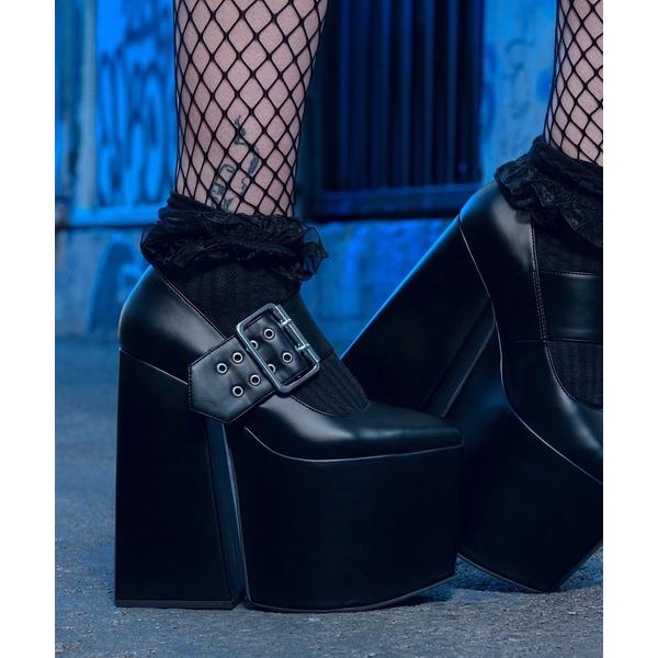 ZOZO問い合わせ番号:93828958ショップ:Jeffrey Campbell，ジェフリーキャンベルブランド:Charla Tedrick，チャーラテドリック商品名:スクエアヒール 厚底パンプスカテゴリ:シューズ>パンプスブランド...