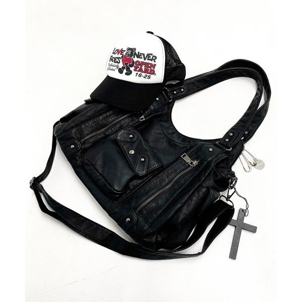 ZOZO問い合わせ番号:93829073ショップ:A'GEM/9 × .kom，エージェムナインブランド:.KOM，ドットコム商品名:A'GEM/9 × .kom 『.KOM/ドットケーオーエム』A4対応のレザー2WAY ショルダーバッグカ...