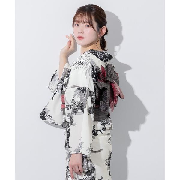 ZOZO問い合わせ番号:93829299ショップ:SOUBIEN，ソウビエンブランド:SOUBIEN，ソウビエン商品名:“初心者でもプロの着姿”新二部式 セパレート浴衣3点セット（上衣・下衣・おはしょり布＋帯＋伊達締)「SOUBIEN」カテ...