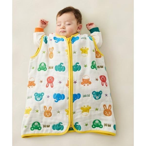 ※このアイテムは返品・交換対象外商品です。ZOZO問い合わせ番号:93830505ショップ:MIKI HOUSE，ミキハウスブランド:MIKI HOUSE，ミキハウス商品名:ガーゼスリーパーカテゴリ:ママ＆ベビー>ベビーパジャマ/スリ...