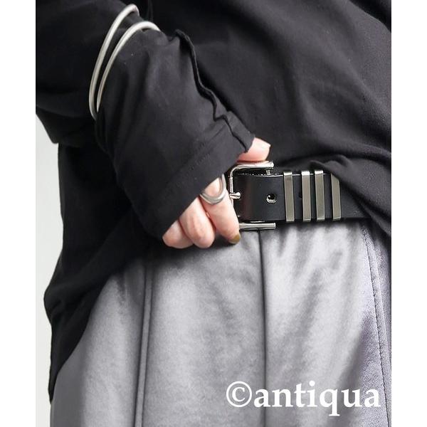 ZOZO問い合わせ番号:93830767ショップ:antiqua，アンティカブランド:antiqua，アンティカ商品名:本革ベルトカテゴリ:ファッション雑貨>ベルトブランド品番:AJ-01860素材:牛革原産国:KOREAカラー:ブラ...