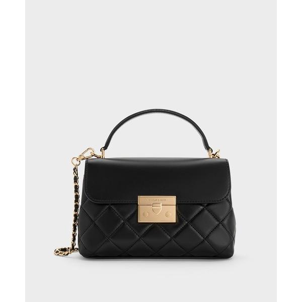 ZOZO問い合わせ番号:93830999ショップ:CHARLES &amp; KEITH，チャールズ＆キースブランド:CHARLES &amp; KEITH，チャールズ &amp; キース商品名:Alva アルヴァ キルトチェーンストラップ...