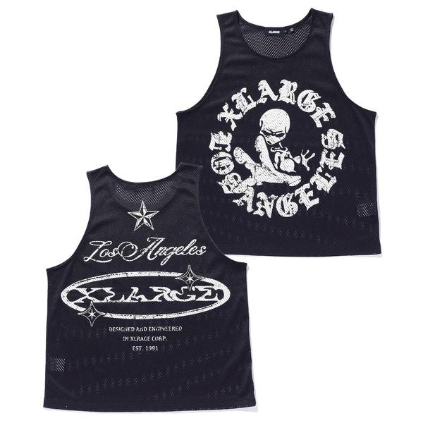 『セール実施中』ZOZO問い合わせ番号:93831559ショップ:XLARGE，エクストララージブランド:XLARGE，エクストララージ商品名:ALIEN MESH TANK TOPカテゴリ:トップス>タンクトップブランド品番:101...