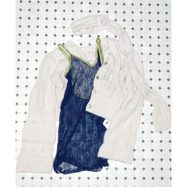 ZOZO問い合わせ番号:93863342ショップ:19 roots studio，ナインティーン ルーツ スタジオブランド:igi，イジ商品名:SHEER LACE CAMISOLE / シアーレースキャミソールカテゴリ:トップス>キ...