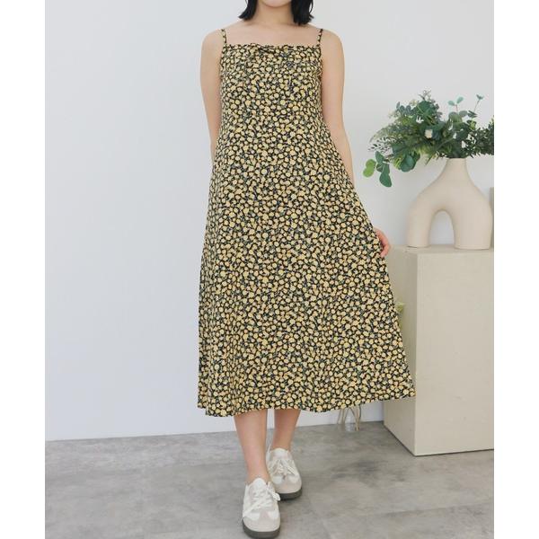『セール実施中』ZOZO問い合わせ番号:93864198ショップ:WANT SLIP，ウォント スリップブランド:JilLA，ジルア，WANT SLIP，ウォント スリップ商品名:Floral Camisole Dress / 花柄キャミワ...