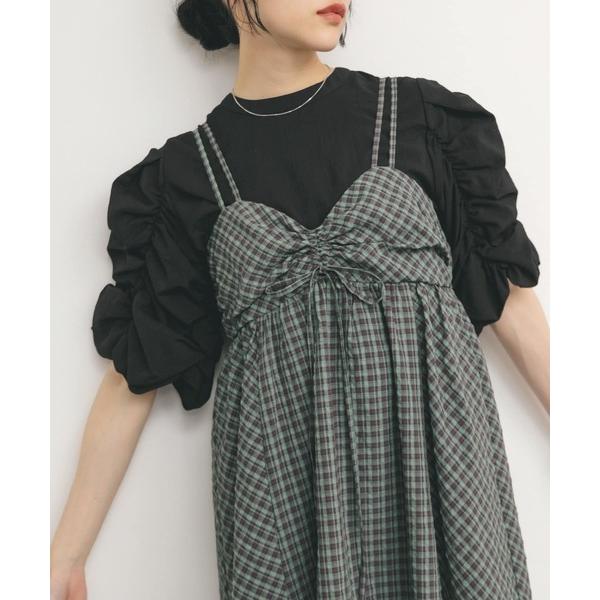 『セール実施中』ZOZO問い合わせ番号:93864838ショップ:KBF，ケービーエフブランド:KBF，ケイビーエフ商品名:シャーリングスリーブブラウスカテゴリ:トップス>シャツ/ブラウスブランド品番:KBA5-23R910素材:ポリ...