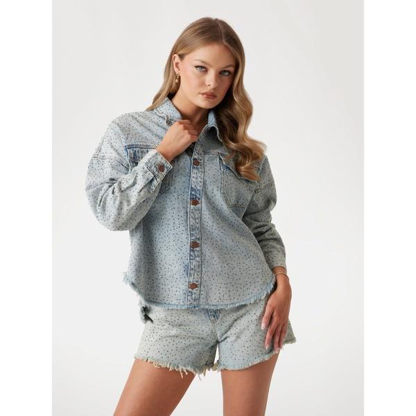 『セール実施中』ZOZO問い合わせ番号:93865033ショップ:GUESS，ゲスブランド:Guess，ゲス商品名:WESTERN Shacket シャツカテゴリ:トップス>シャツ/ブラウスブランド品番:W5GN90D5LQ2素材:コ...