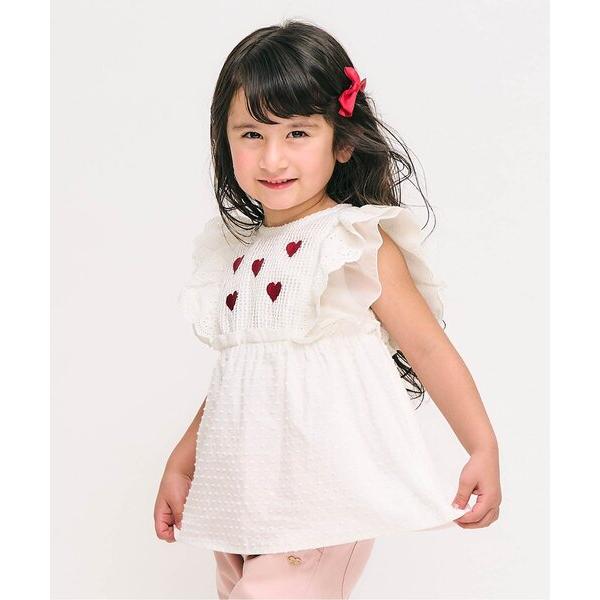 『セール実施中』ZOZO問い合わせ番号:93896391ショップ:F.O.Online Store，エフオーオンラインストアブランド:apres les cours，アプレレクール商品名:【ジュニア対応】ハート・ひまわり刺繍チュニックカテゴ...