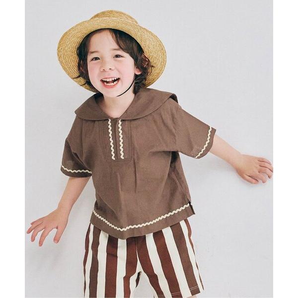 ZOZO問い合わせ番号:93896415ショップ:F.O.Online Store，エフオーオンラインストアブランド:p.premier，ピードットプルミエ商品名:なみなみセーラー半袖プルオーバーカテゴリ:トップス>シャツ/ブラウスブ...