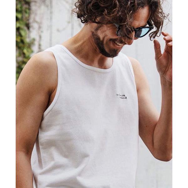 ZOZO問い合わせ番号:93897019ショップ:CMB by CAMBIO，シーエムビー バイ カンビオブランド:1minute 1second，ワンミニットワンセカンド商品名:mta564-cursive print tank top ...