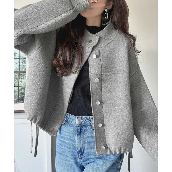 『タイムセール実施中』ZOZO問い合わせ番号:93898069ショップ:Classical Elf，クラシカルエルフブランド:classicalelf，クラシカルエルフ商品名:シンプルで洗練されたデザインが魅力！サイドドロスト比翼ニットブル...