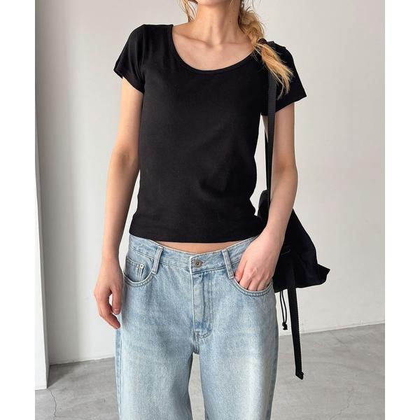 ZOZO問い合わせ番号:93898255ショップ:CANAL JEAN，キャナルジーンブランド:CANAL JEAN，キャナルジーン，El mar，エルマール商品名:El mar　コットンラウンドネックTシャツカテゴリ:トップス>Tシ...