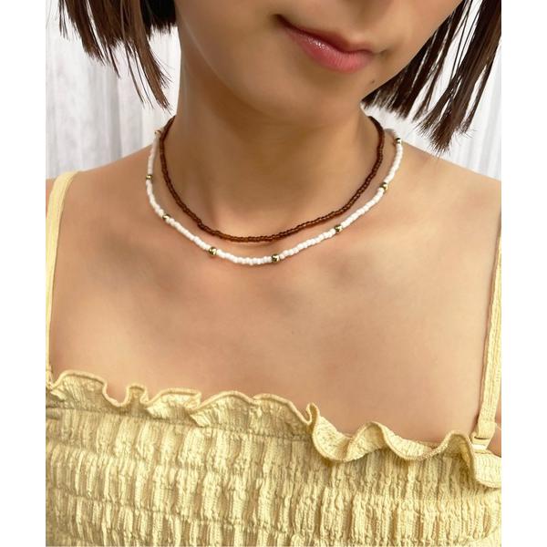 ZOZO問い合わせ番号:93898819ショップ:HIKA，ヒカブランド:rae，レイ商品名:【rae】ビーズネックレスカテゴリ:アクセサリー>ネックレスブランド品番:rae-180カラー:ホワイト，レッドサイズ:FREE企画ID:2...