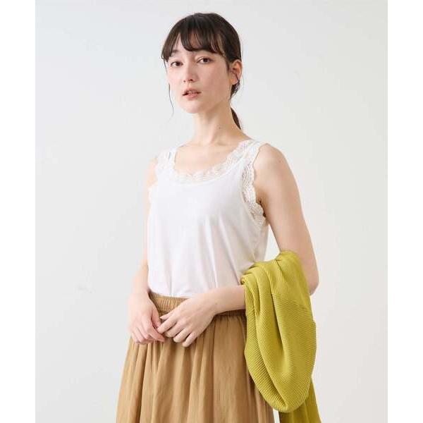 ZOZO問い合わせ番号:93900283ショップ:MELROSE claire，メルローズ クレールブランド:MELROSE claire，メルローズ クレール商品名:【レースタンクトップ】カテゴリ:トップス>タンクトップブランド品番...