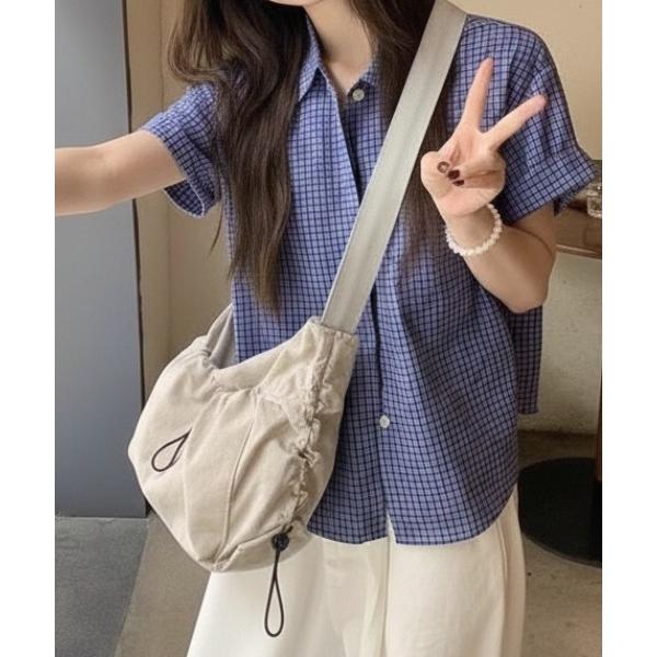 『セール実施中』ZOZO問い合わせ番号:93930774ショップ:Teem Store，チームストアブランド:Teem Store，チームストア商品名:【大容量】ナイロンドロストシャーリングスクエアショルダーバッグカテゴリ:バッグ>シ...