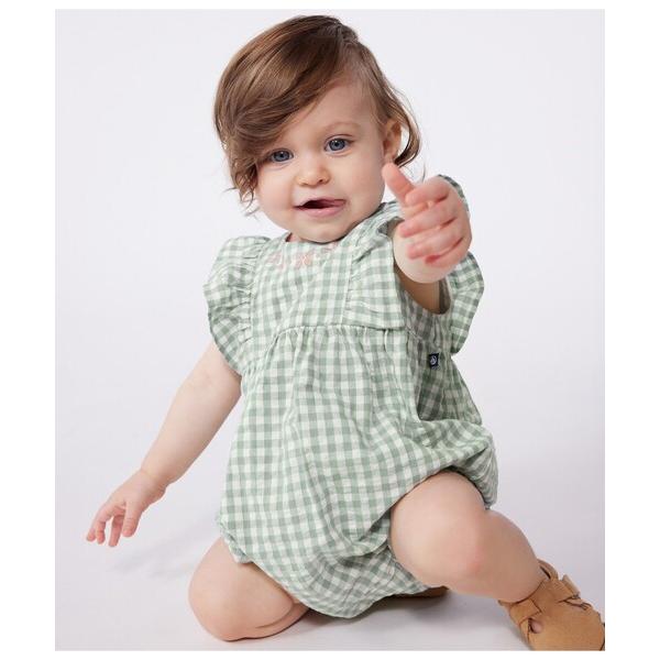 『セール実施中』※このアイテムは返品・交換対象外商品です。ZOZO問い合わせ番号:93931073ショップ:PETIT BATEAU，プチバトーブランド:PETIT BATEAU，プチバトー商品名:ショートロンパースカテゴリ:ママ＆ベビー&...