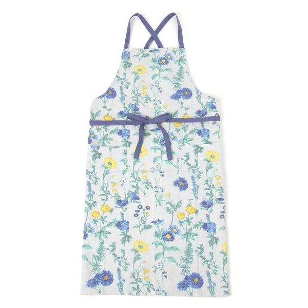 『セール実施中』ZOZO問い合わせ番号:93962402ショップ:studio CLIP，スタディオクリップブランド:studio CLIP，スタディオクリップ商品名:コットンリネンフラワー水彩エプロンカテゴリ:食器/キッチン>エプロ...
