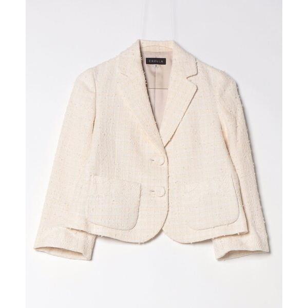 『セール実施中』コンディション：B（目立つ使用感なし）使用感が少ない、または気にならないアイテム全体的：色あせZOZO問い合わせ番号:93973509ショップ:ZOZOUSED，ゾゾユーズドブランド:crolla，クローラ商品名:ツイードジ...