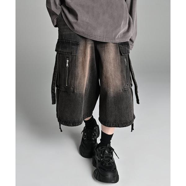 ZOZO問い合わせ番号:93993714ショップ:ADRER，アドラーブランド:ADRER，アドラー商品名:parachute cargo wide short pants / パラシュートカーゴ ワイド ショート パンツカテゴリ:パンツ&...