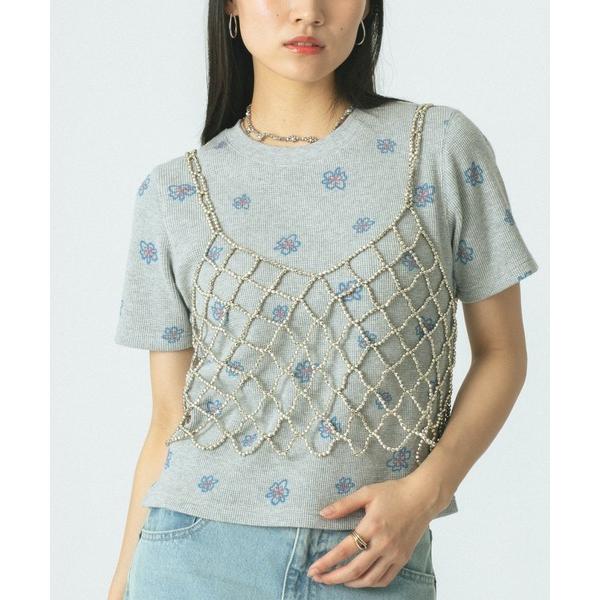 『セール実施中』ZOZO問い合わせ番号:93995592ショップ:ROSE BUD，ローズバッドブランド:ROSE BUD，ローズバッド商品名:FLOWER PRINT S/S TEEカテゴリ:トップス>Tシャツ/カットソーブランド品...