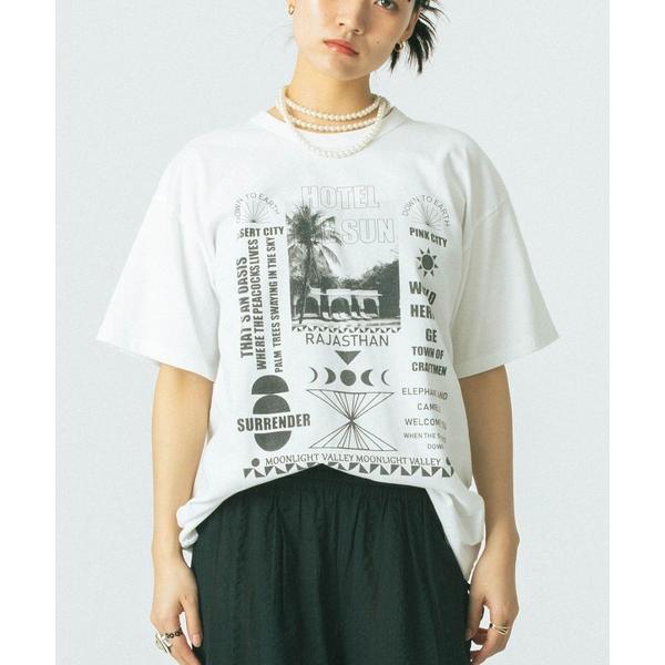 『セール実施中』ZOZO問い合わせ番号:93995593ショップ:ROSE BUD，ローズバッドブランド:ROSE BUD，ローズバッド商品名:(GENE HEAVENS)RAJASTHAN PHOTGRAPH TEEカテゴリ:トップス&g...