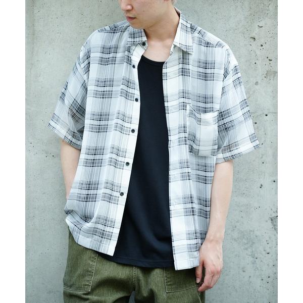 『セール実施中』ZOZO問い合わせ番号:94025781ショップ:MEN'S BIGI，メンズビギブランド:RATTLE TRAP，ラトルトラップ商品名:ヴィンテージライク シアーレギュラーカラー半袖 チェックシャツカテゴリ:トップス&gt...