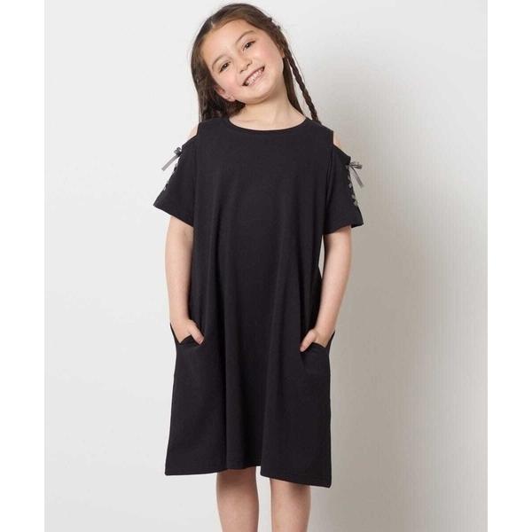 『タイムセール実施中』ZOZO問い合わせ番号:94026562ショップ:a.v.v，アー・ヴェ・ヴェブランド:a.v.v，アーヴェヴェ商品名:【ワンピース人気NO1/毛玉になりにくい】[140-150]オフショルレースアップワンピースカテゴ...