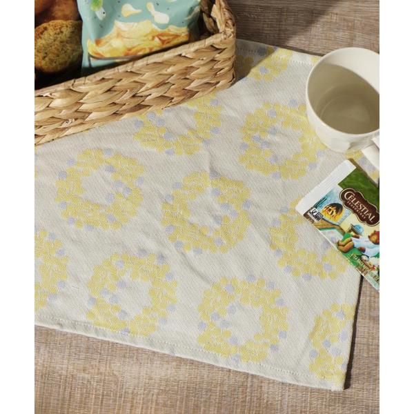 『セール実施中』ZOZO問い合わせ番号:94026792ショップ:studio CLIP，スタディオクリップブランド:studio CLIP，スタディオクリップ商品名:ジャガードフラワーリースランチョンマットカテゴリ:食器/キッチン>...