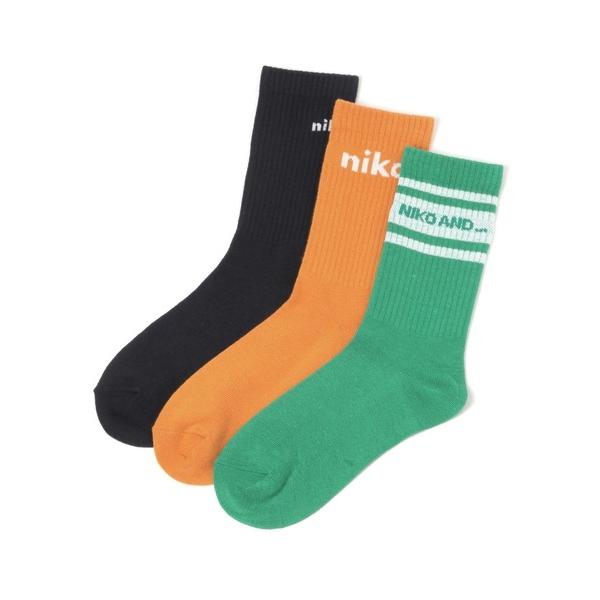 ※このアイテムは返品・交換対象外商品です。ZOZO問い合わせ番号:94026816ショップ:niko and...，ニコアンドブランド:niko and...，ニコアンド商品名:オリジナル3SETニコロゴソックスカテゴリ:レッグウェア&gt...